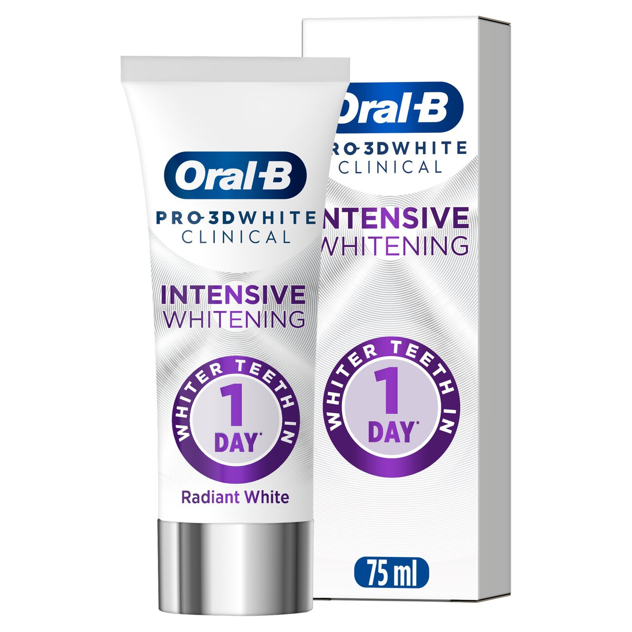 Oral-B Pro 3D White Clinical Intensive Whitening Toothpaste - Morrisons ...