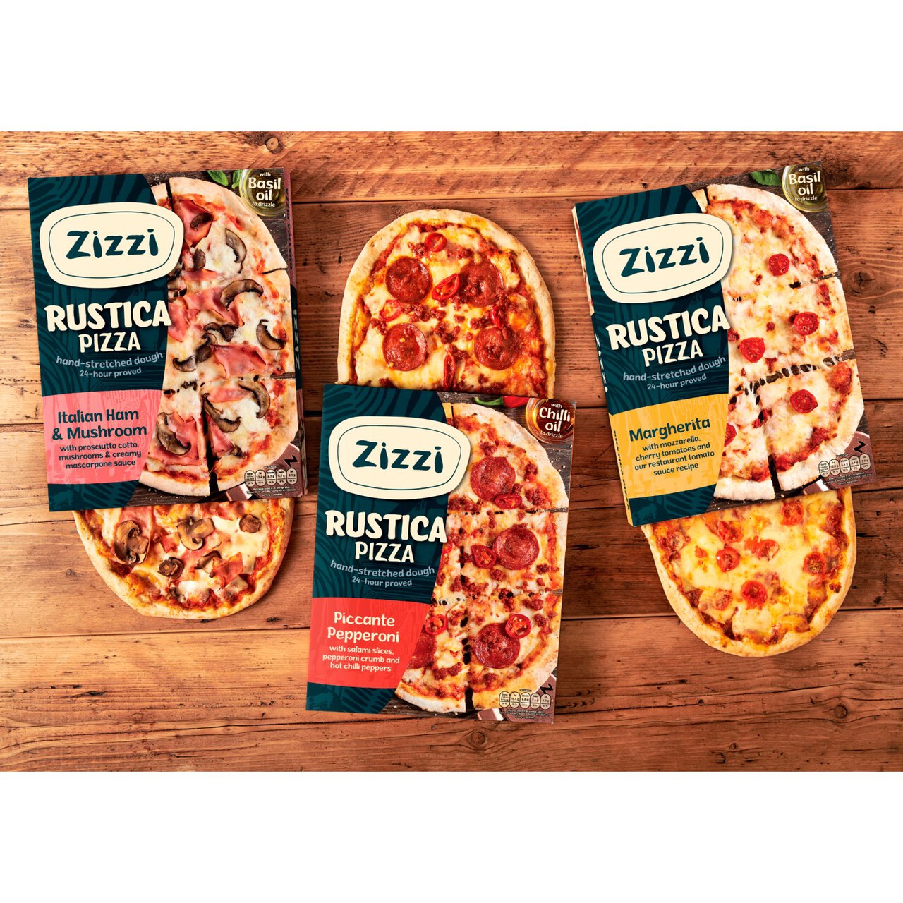 Zizzi Rustica Margherita Classic Pizza - Morrisons Online Groceries ...