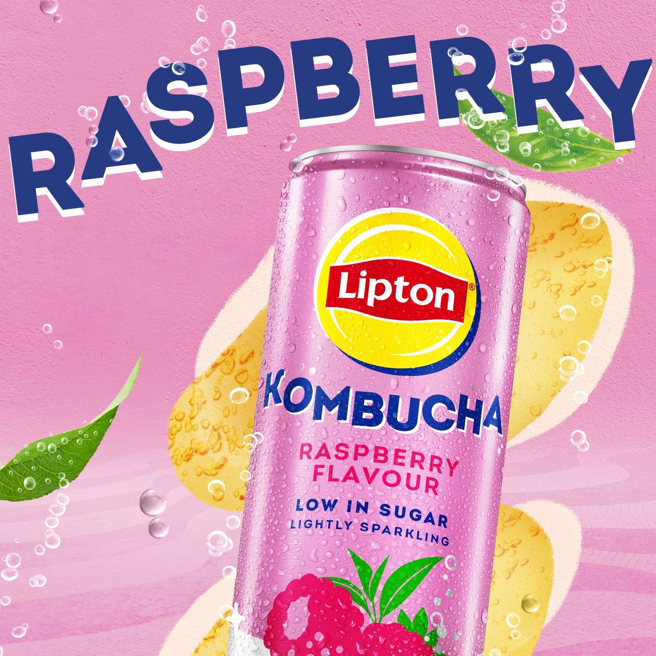 Lipton Kombucha Raspberry - Morrisons Online Groceries & Offers