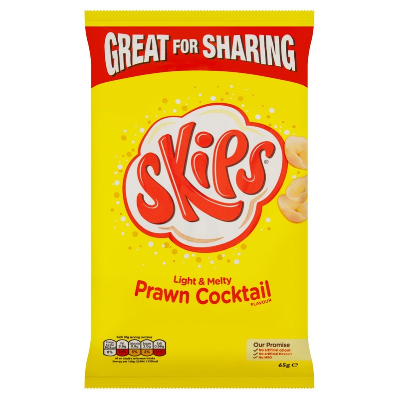 Skips Prawn Cocktail Sharing Crisps - Morrisons Online Groceries & Offers