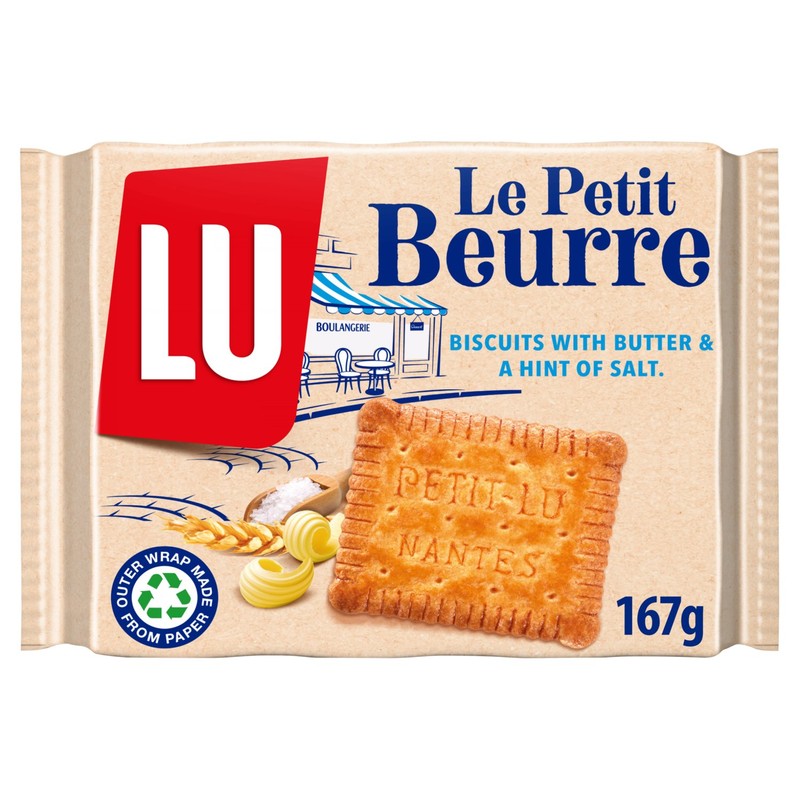 LU Le Petit Beurre Salted Butter Biscuits - Morrisons Online Groceries ...