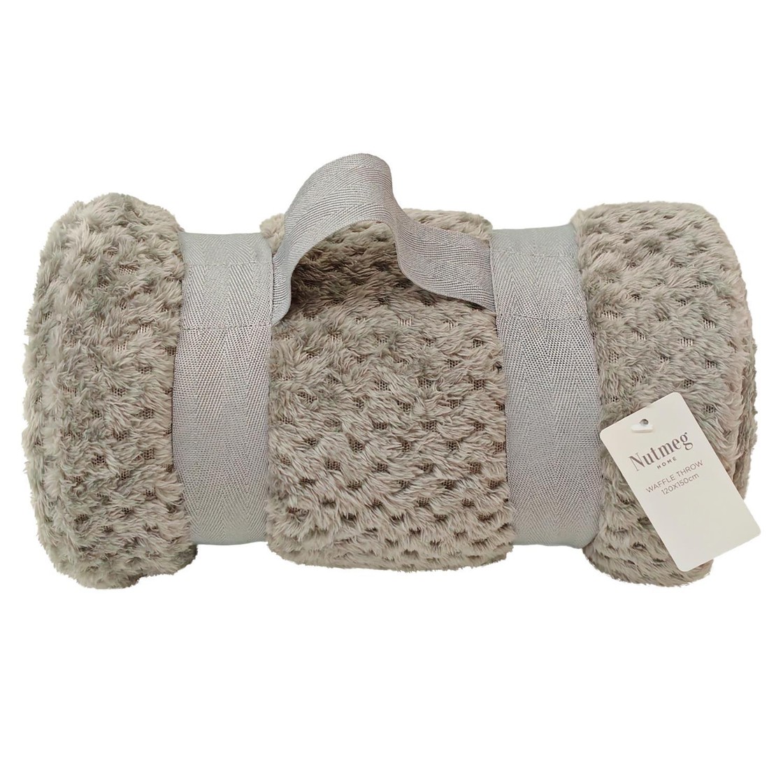 Nutmeg Home Waffle Throw - Morrisons Online Groceries & Offers
