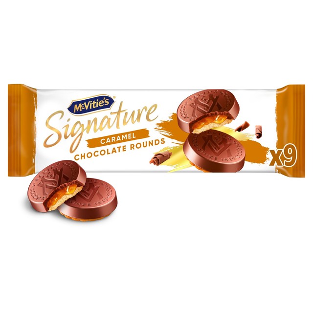 McVitie's Signature Caramel Chocolate Rounds - Morrisons Online ...