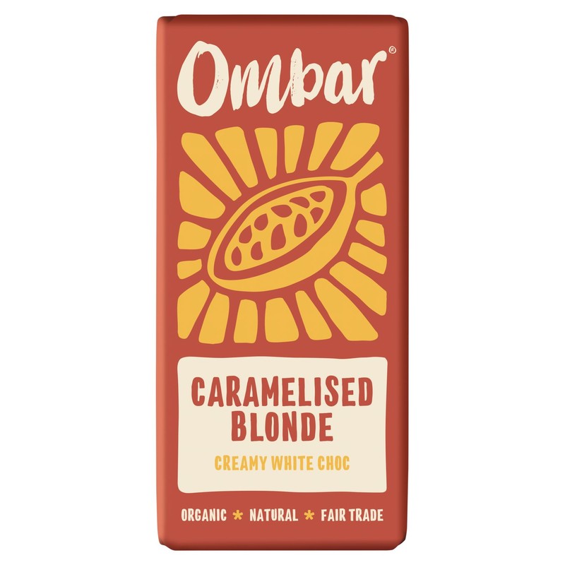 Ombar Blonde Caramelised White Choco Bar 70g - Morrisons Online ...