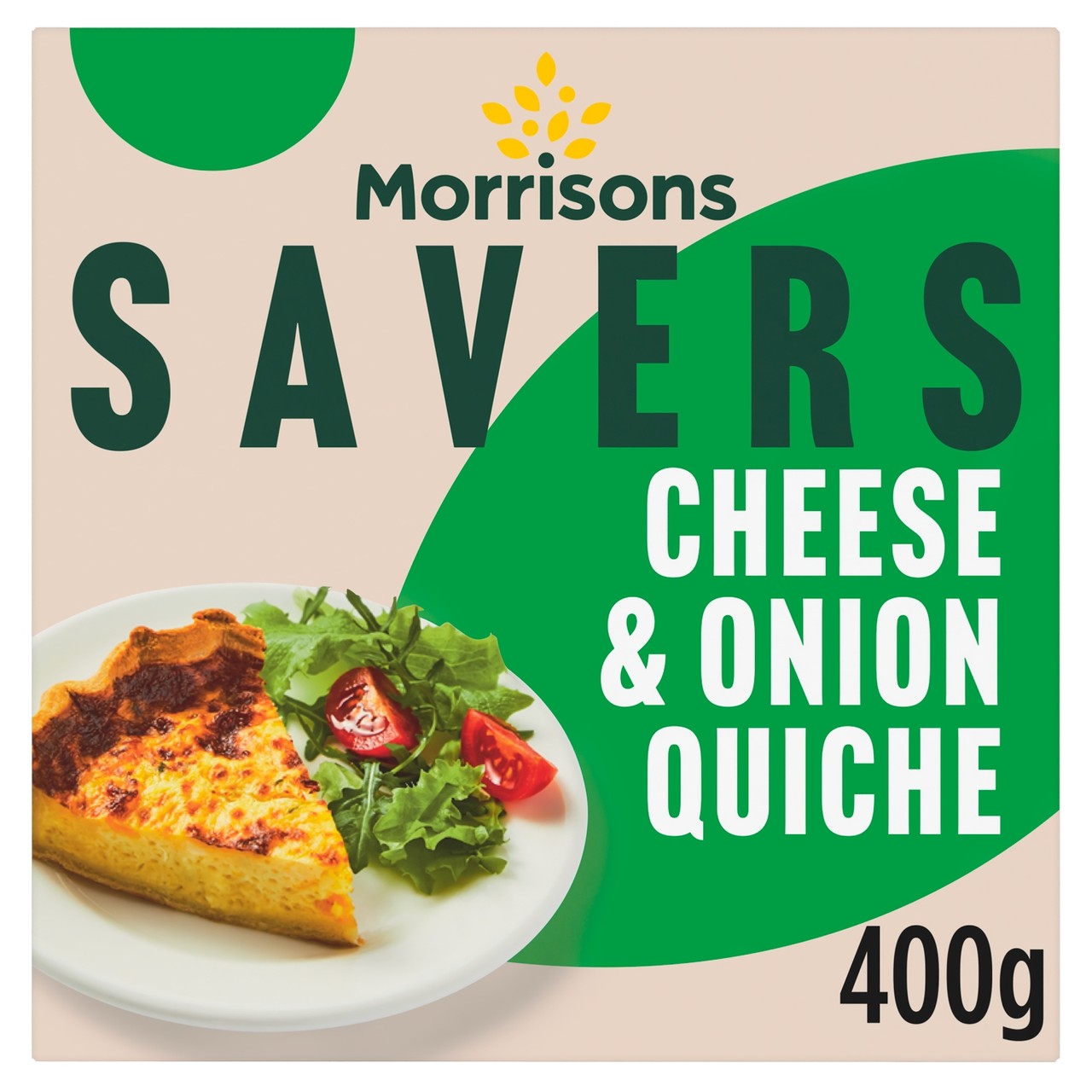 Morrisons Savers Cheese & Onion Quiche - Morrisons Online Groceries ...