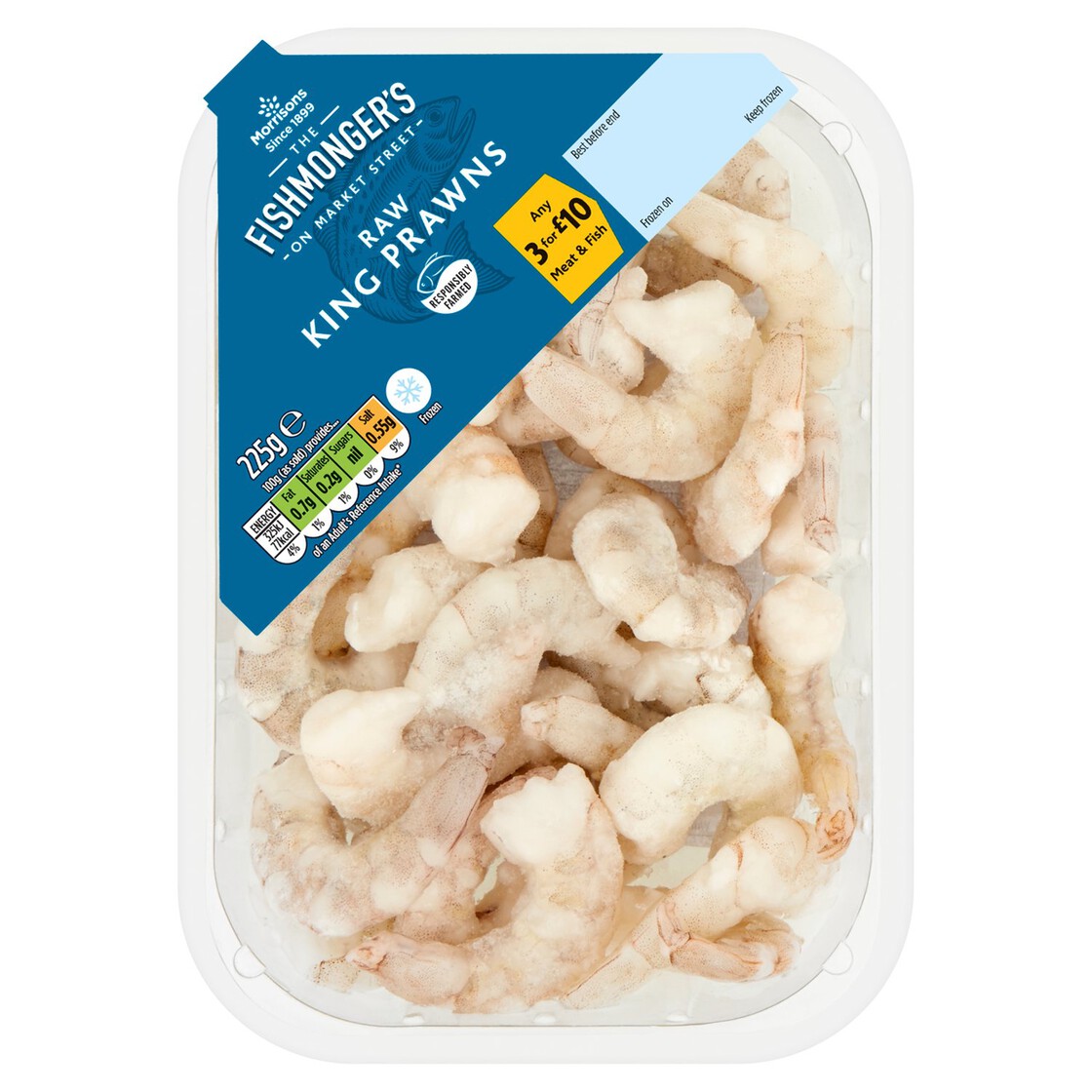 Morrisons Frozen Raw King Prawns - Morrisons Online Groceries & Offers
