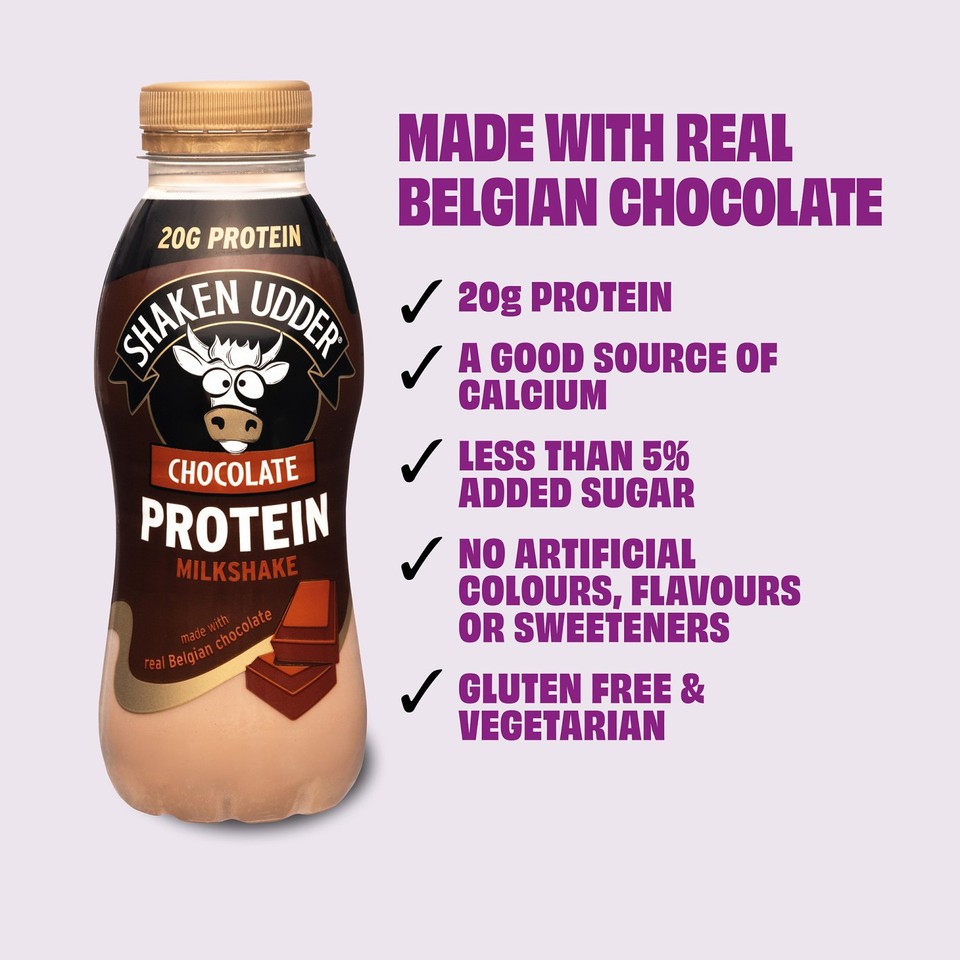 Shaken Udder Chocolate Protein Milkshake - Morrisons Online Groceries ...
