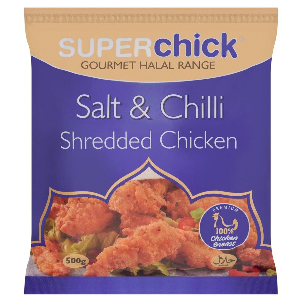 Superchick Shredded Chicken Salt & Chilli - Morrisons Online Groceries ...