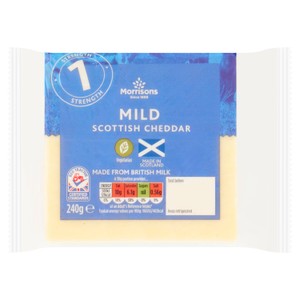 Morrisons Scottish Mild White Cheddar 240g - Morrisons Online Groceries ...