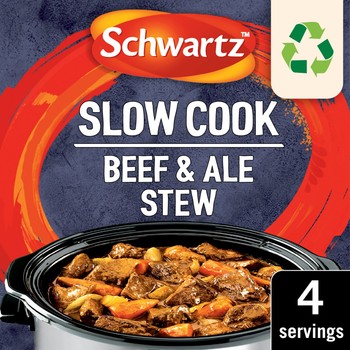 Schwartz Slow Cookers Beef & Ale Stew Recipe Mix - Morrisons Online ...