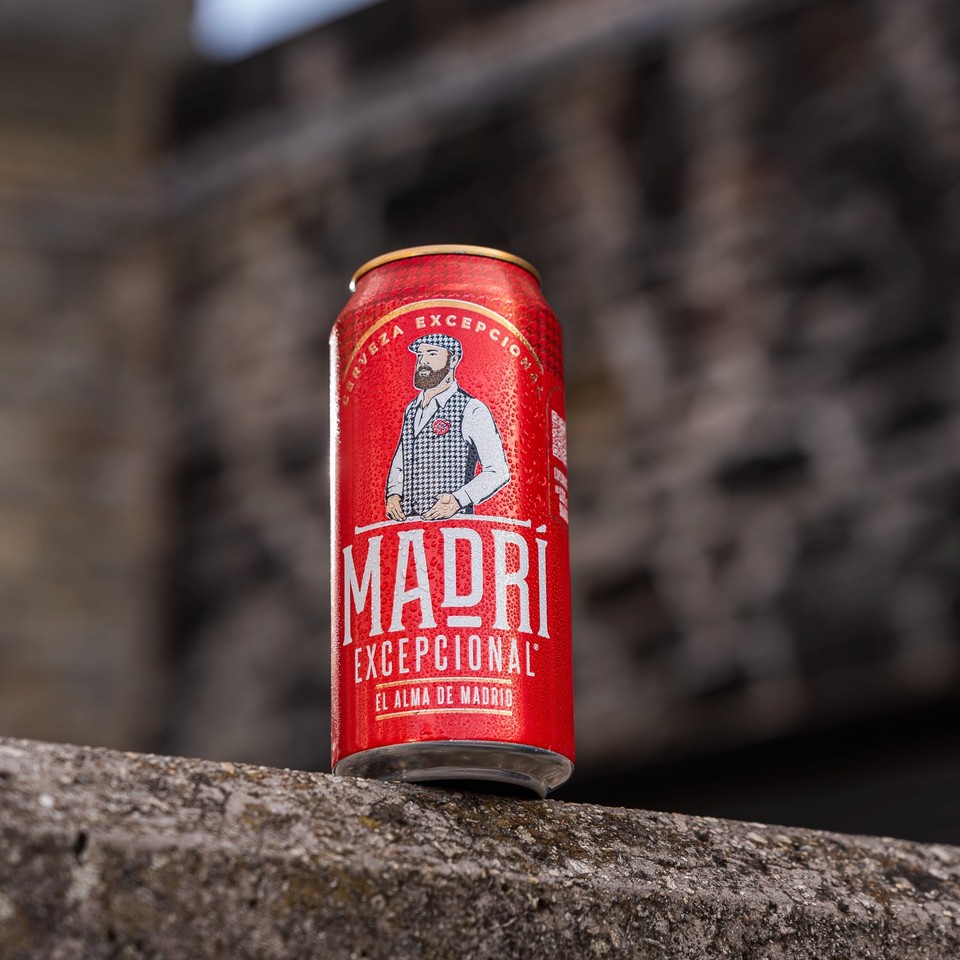Madri Excepcional Lager Beer Cans 15x440ml - Morrisons Online Groceries ...