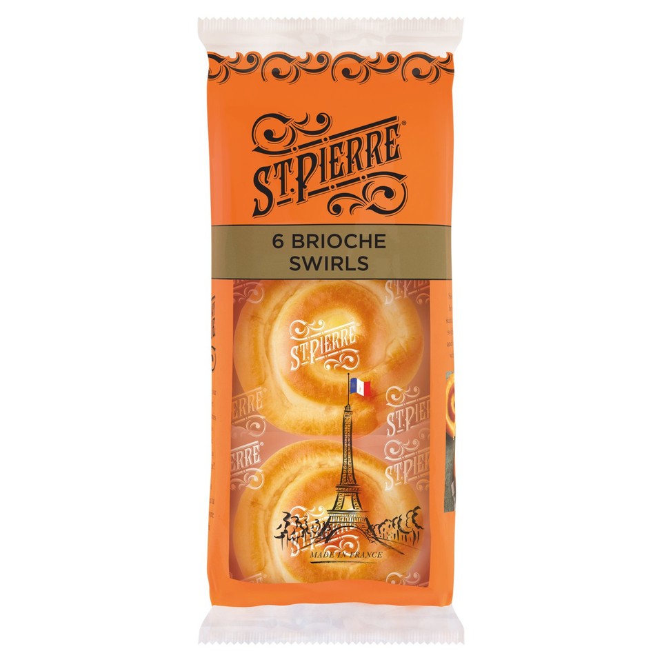 St Pierre Brioche Swirls 6 Pack - Morrisons Online Groceries & Offers
