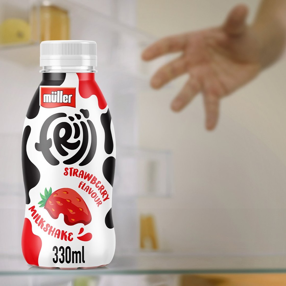 Muller Frijj Strawberry Milkshake - Morrisons Online Groceries & Offers