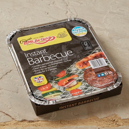Bbq Disposable Bar-Be-Quick Instant Light Charcoal, 12 Packs | UK ...