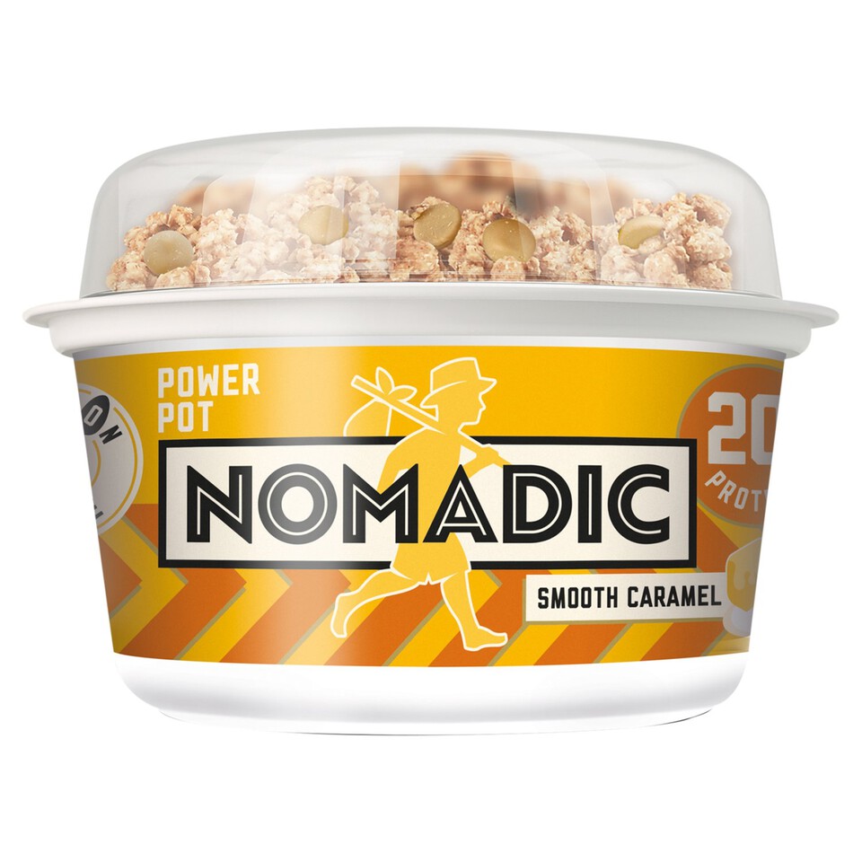 Nomadic Power Pot Vanilla Yogurt & Granola Smooth Caramel - Morrisons ...
