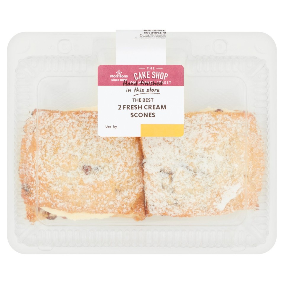 Morrisons The Best Fresh Cream Scones - Morrisons Online Groceries & Offers
