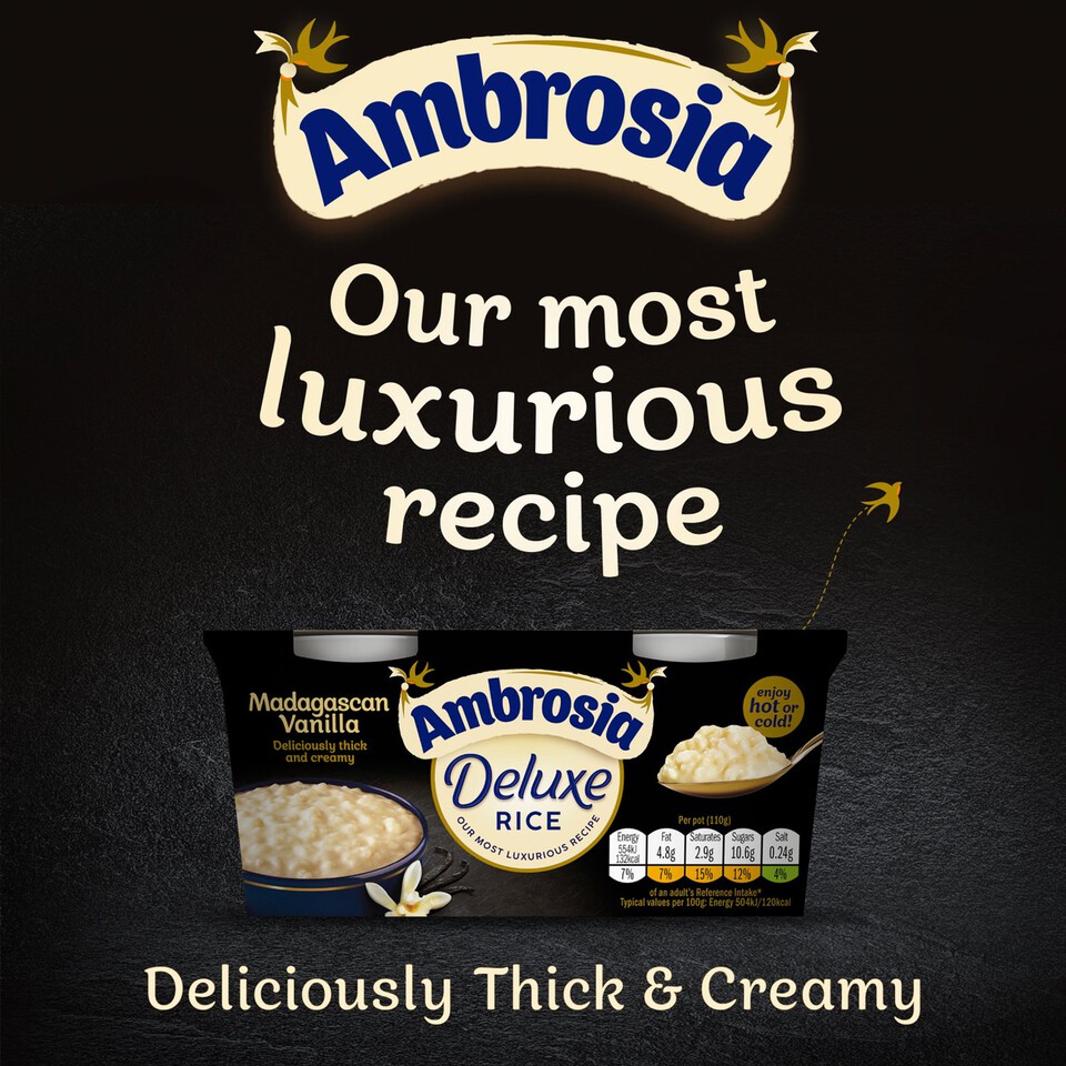 Ambrosia Deluxe Rice Madagascan Vanilla Pot - Morrisons Online ...