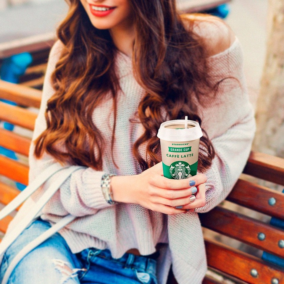 Starbucks Caffe Latte Grande Iced Coffee - Morrisons Online Groceries ...