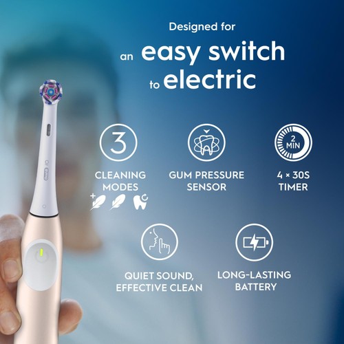 Oral-B iO2 Calm Pink Electric Toothbrush + Travel Case - Morrisons ...