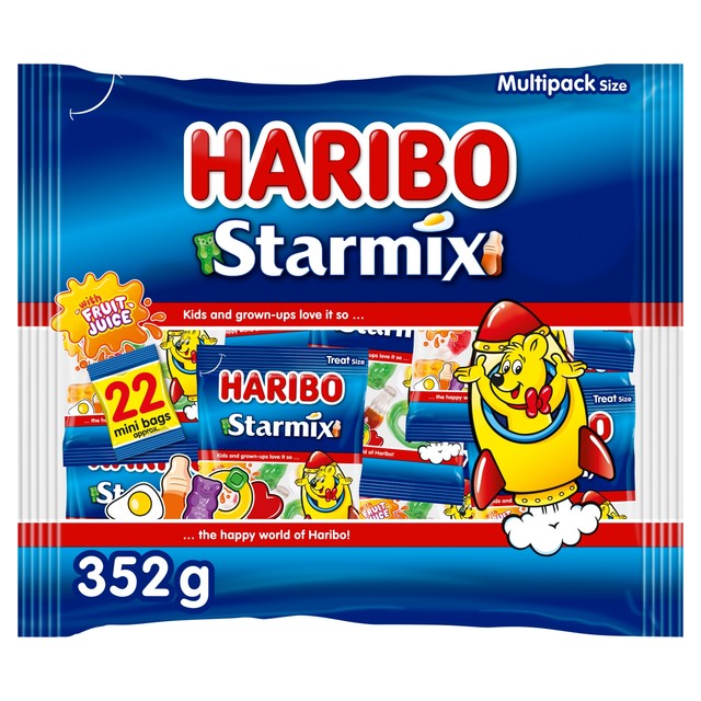 Haribo Starmix 22 Mini Bags Sweets - Morrisons Online Groceries & Offers