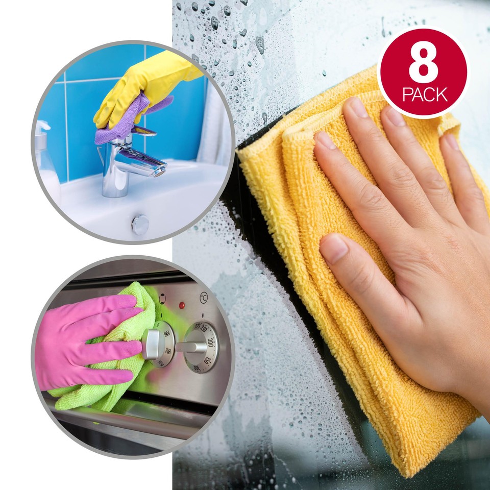 Dirt Devil Microfibre Cloth 8 Pack - Morrisons Online Groceries & Offers