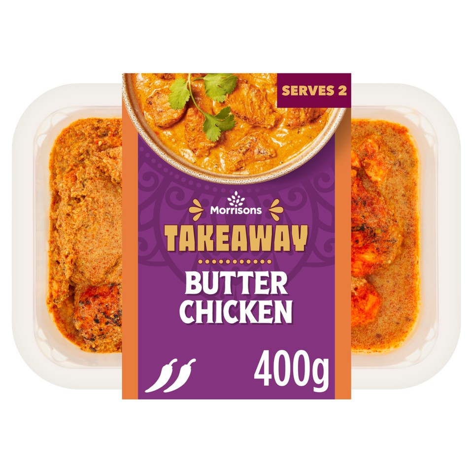 Morrisons Takeaway Butter Chicken 400g - Morrisons Online Groceries ...