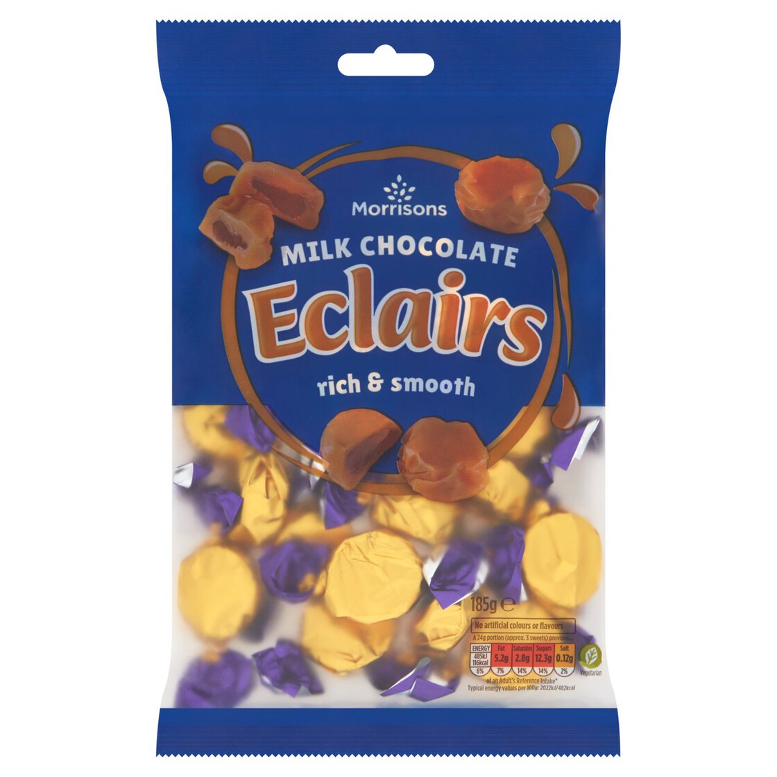 Morrisons Chocolate Eclairs 185g - Morrisons Online Groceries & Offers