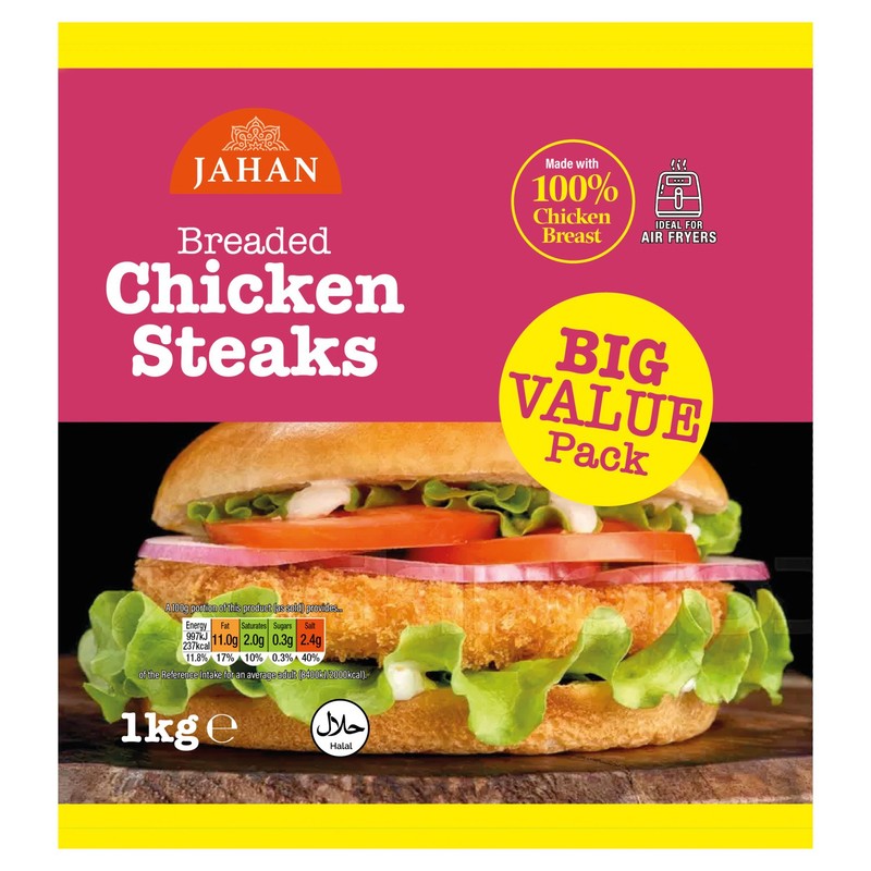 Jahan Breaded Chicken Steaks - Morrisons Online Groceries & Offers