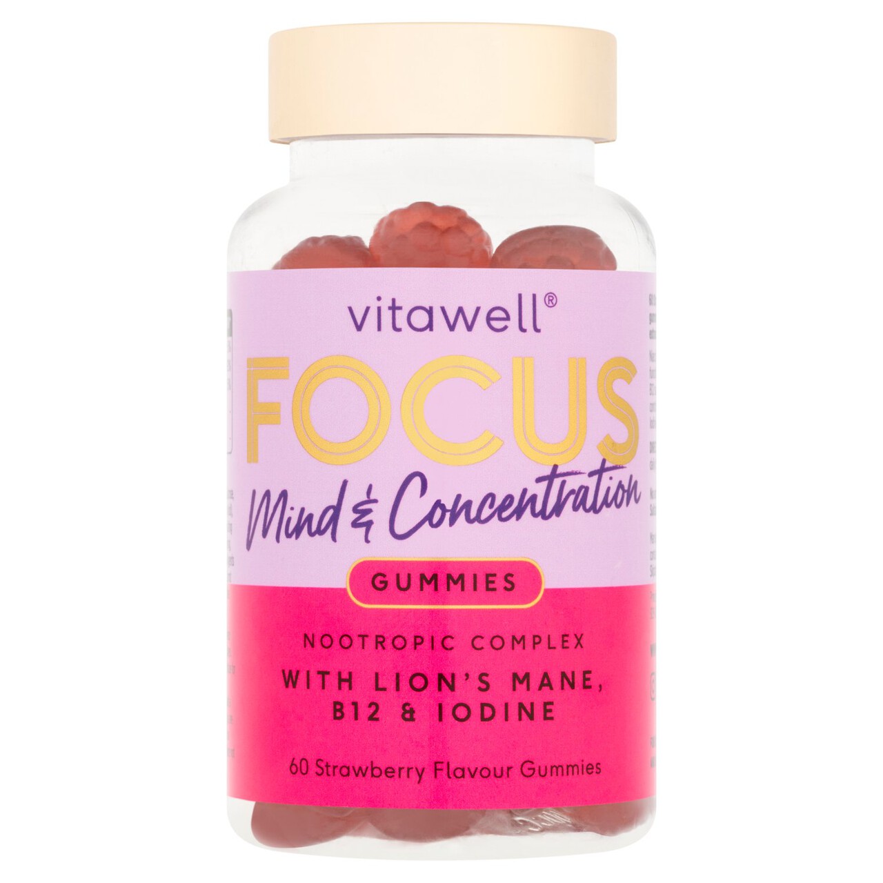 Vitawell Focus Gummies 60s - Morrisons Online Groceries & Offers