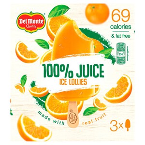 Del Monte 100% Orange Ice Lollies - Morrisons Online Groceries & Offers