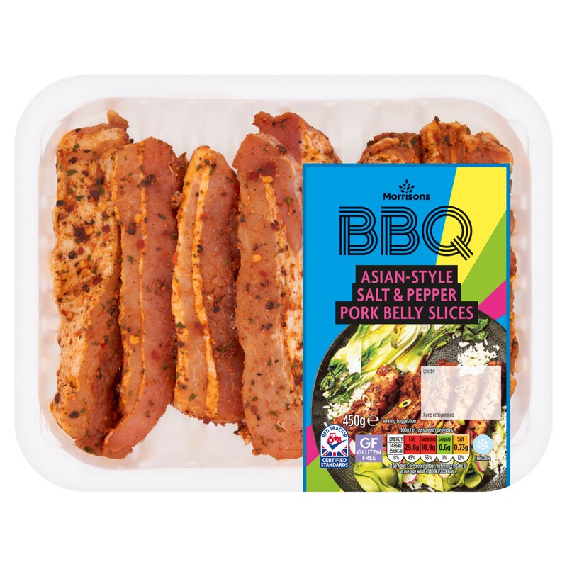 Morrisons Asian Salt & Peppered Belly Slices - Morrisons Online ...