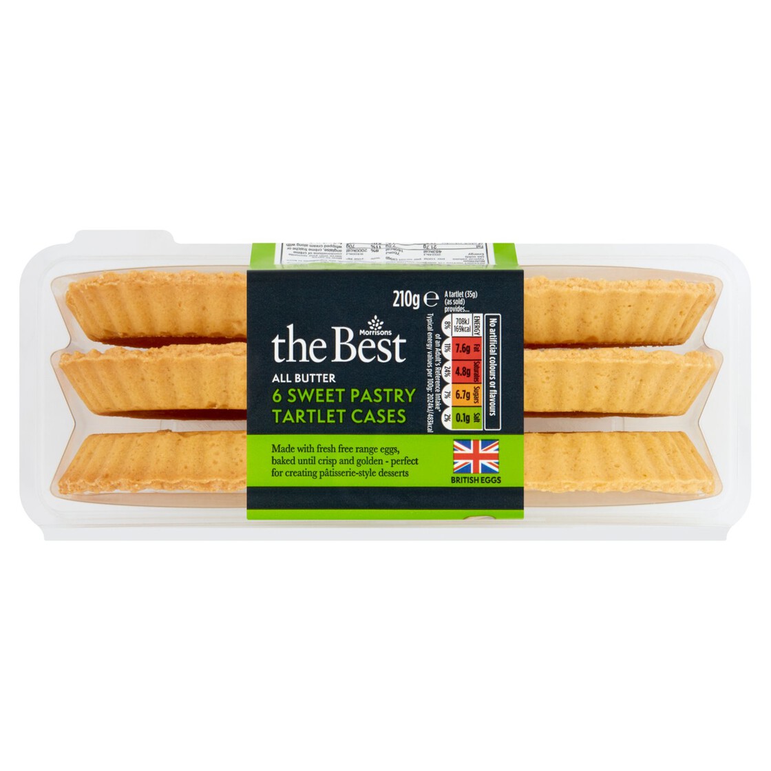 Morrisons The Best All Butter Sweet Pastry Tartlets - Morrisons Online ...