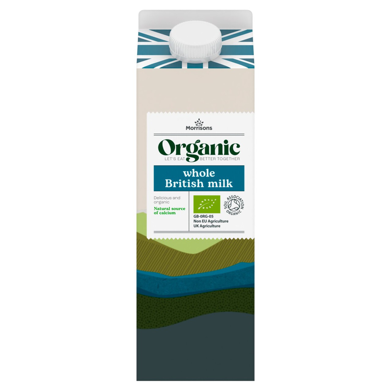 Morrisons Organic Whole Milk 1L - Morrisons Online Groceries & Offers