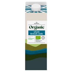 Morrisons Organic Whole Milk 1L - Morrisons Online Groceries & Offers