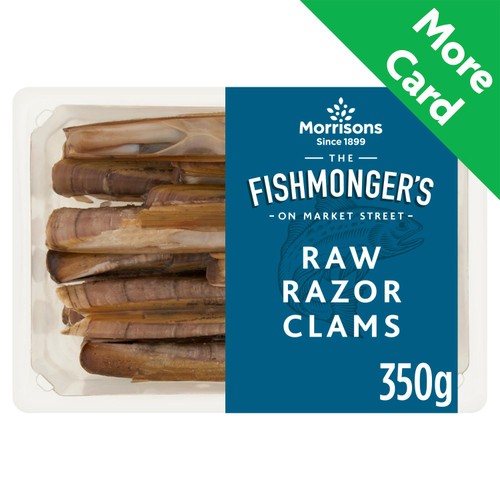 Morrisons Raw Razor Clams - Morrisons Online Groceries & Offers