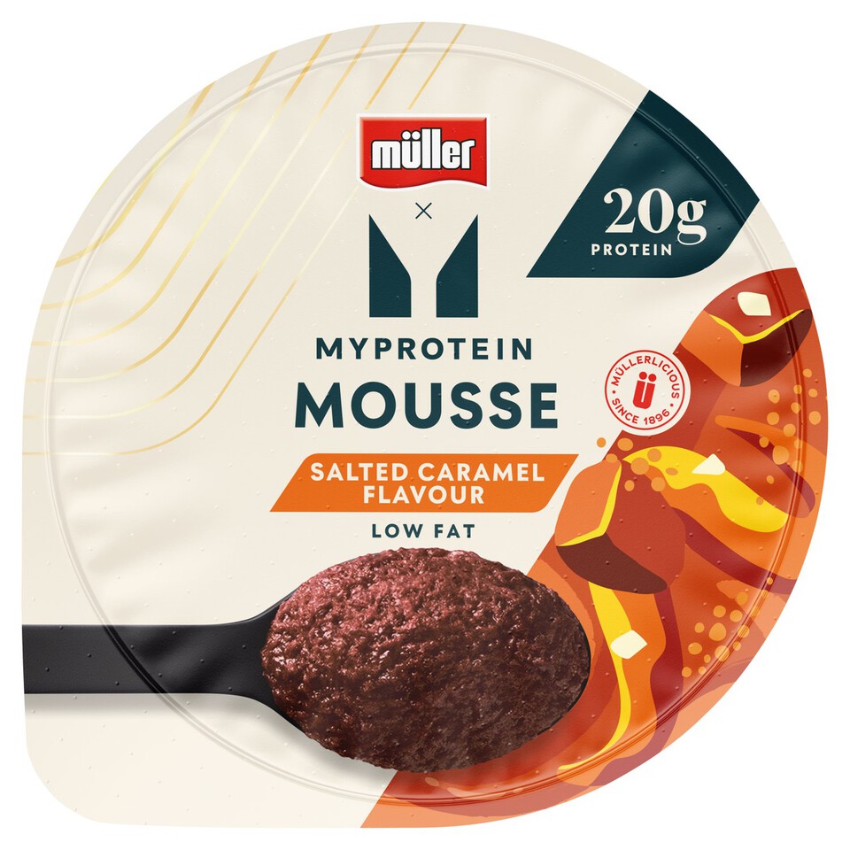 Muller x MyProtein Salted Caramel Chocolate Mousse - Morrisons Online ...