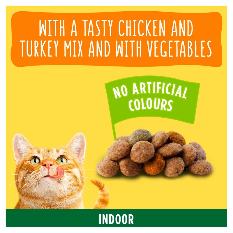 Go-Cat Indoor Chicken & Veg Dry Cat Food - Morrisons Online Groceries ...