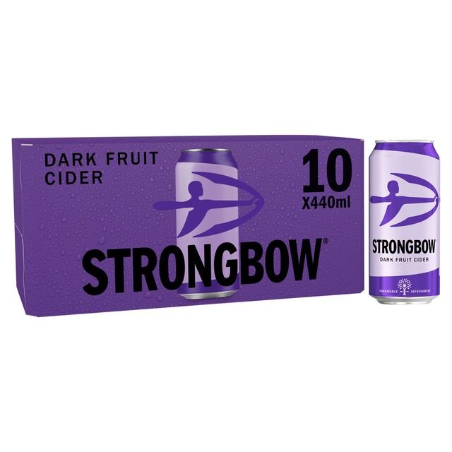 Strongbow Dark Fruit Cider Cans - Morrisons Online Groceries & Offers