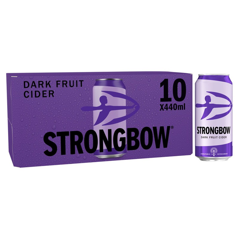 Strongbow Dark Fruit Cider Cans - Morrisons Online Groceries & Offers