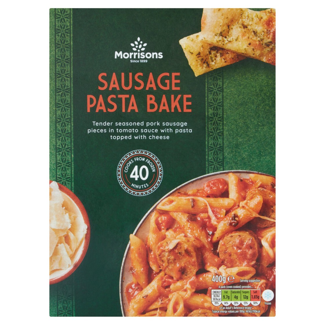 Morrisons Italian Sausage Pasta Bake - Morrisons Online Groceries & Offers