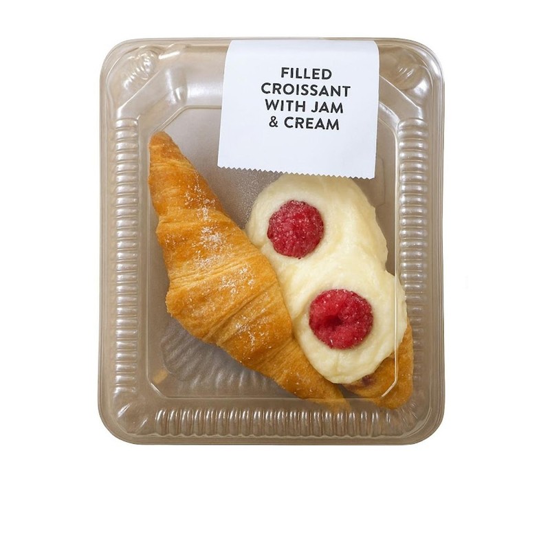 Morrisons Raspberry Filled Croissant With Jam & Cream 2 Pack ...
