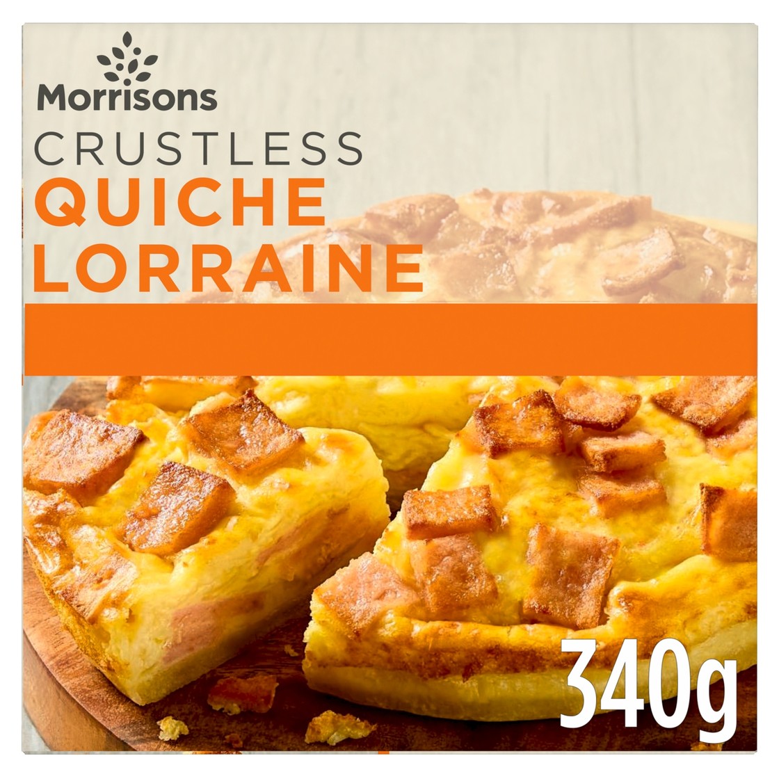 Morrisons Crustless Quiche Lorraine - Morrisons Online Groceries & Offers
