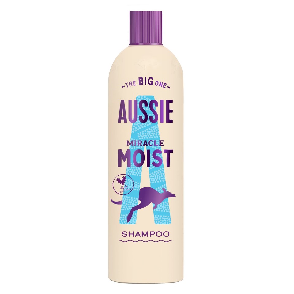 Aussie Miracle Moist Shampoo 400ml - Morrisons Online Groceries & Offers