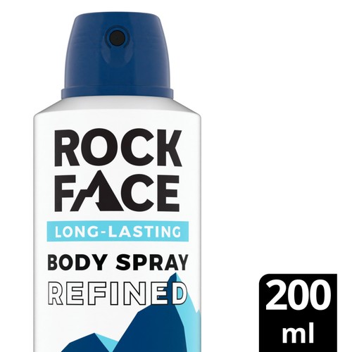 Rock Face Refined Body Spray Deodorant 200ml - Morrisons Online ...