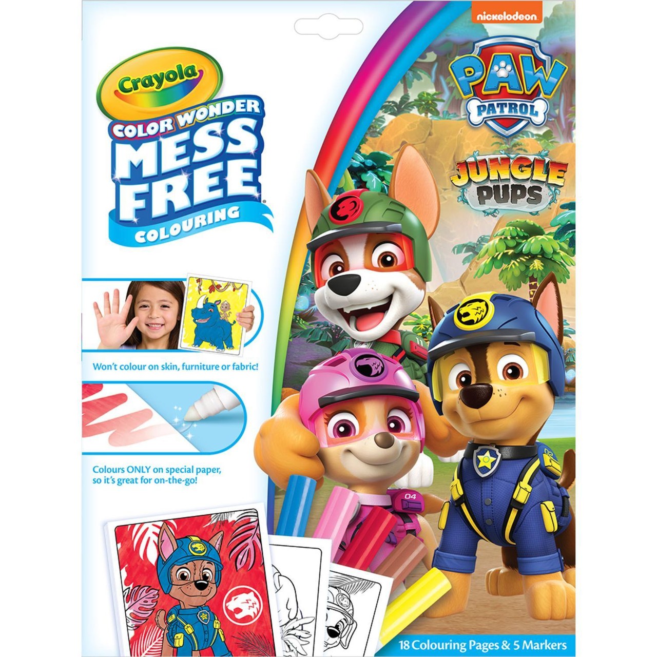 Crayola Paw Patrol Jungle Pups Colour Wonder - Morrisons Online ...