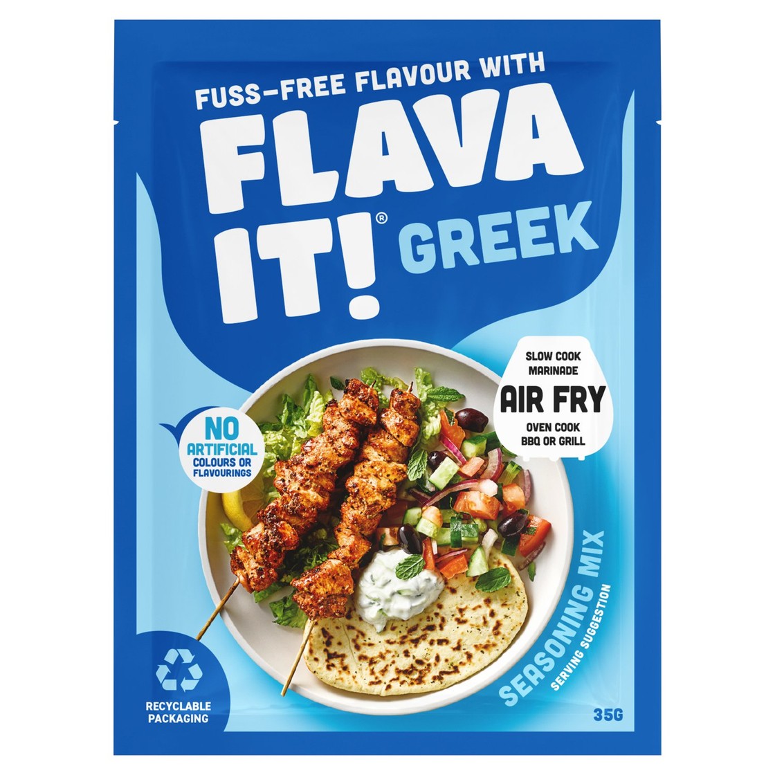 Flava It Air Fryer Greek Seasoning - Morrisons Online Groceries & Offers