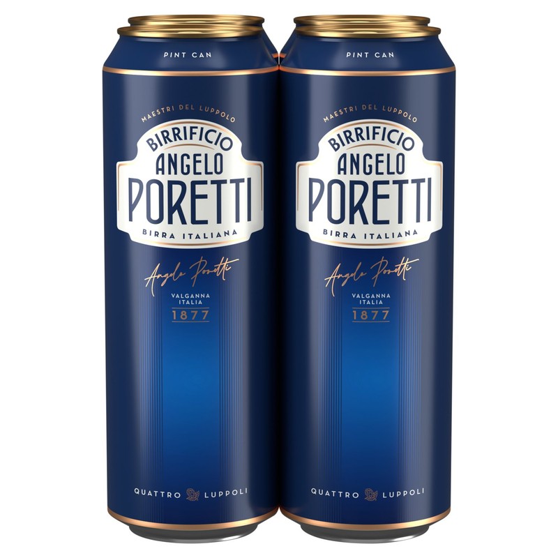 Birrificio Angelo Poretti 4x568ml - Morrisons Online Groceries & Offers