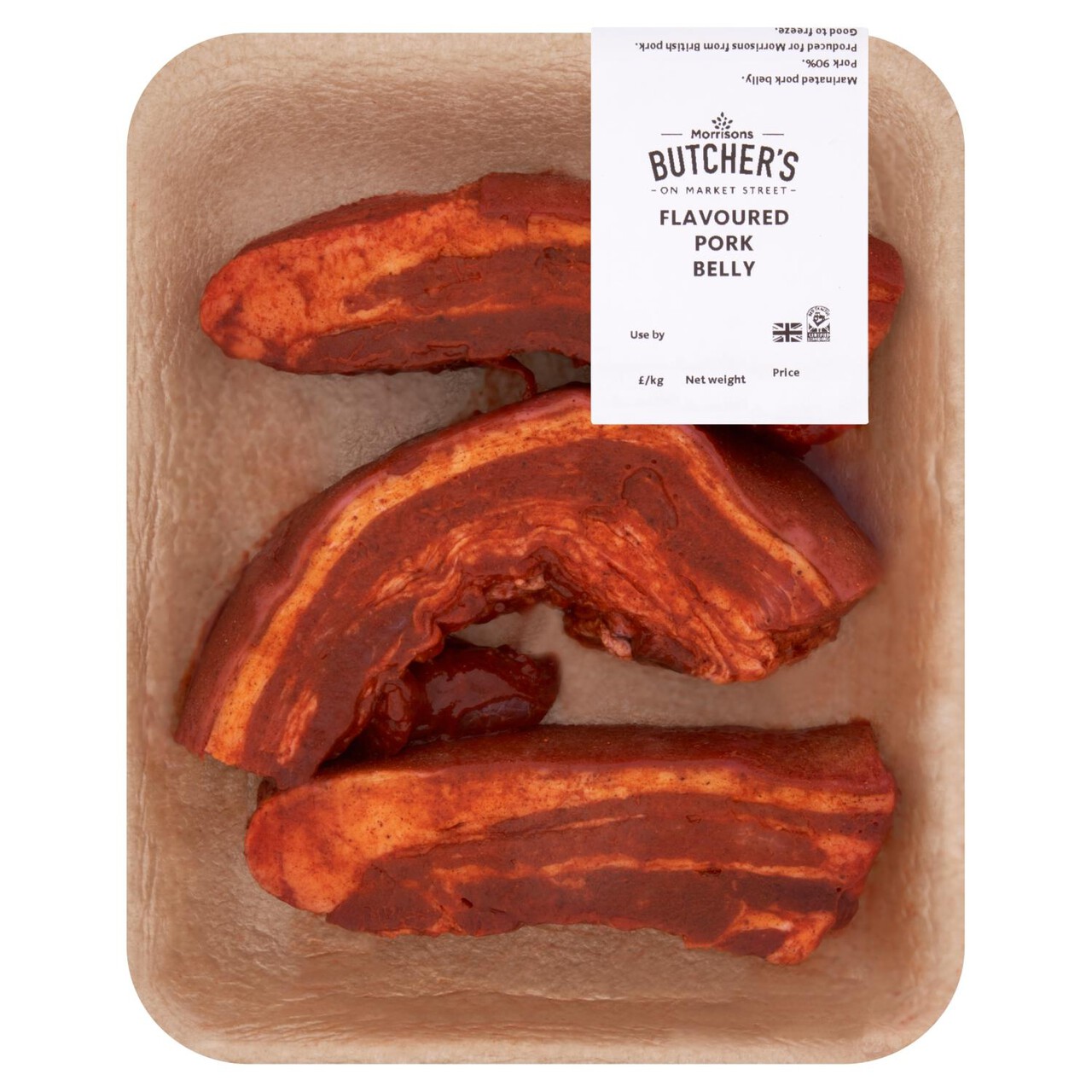 Market Street British Chinese Flavoured Pork Belly - Morrisons Online ...
