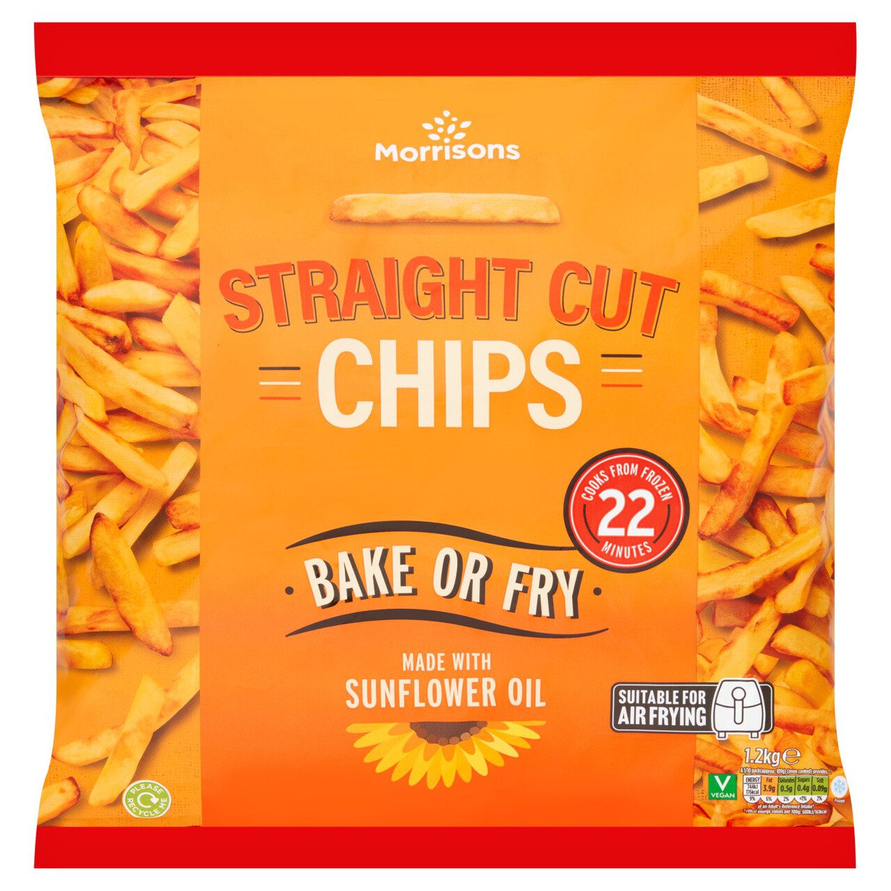 Morrisons Straight Cut Chips - Morrisons Online Groceries & Offers