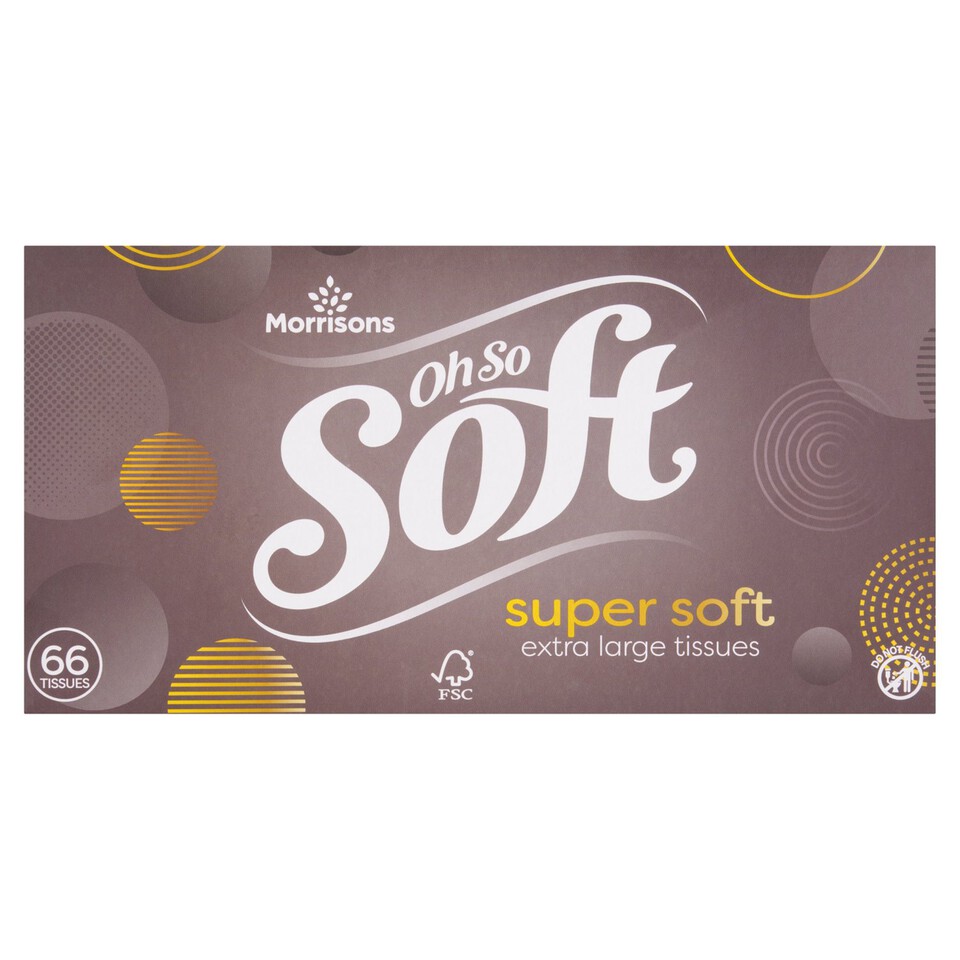 Morrisons Super Soft Tissues 66 Sheets - Morrisons Online Groceries ...